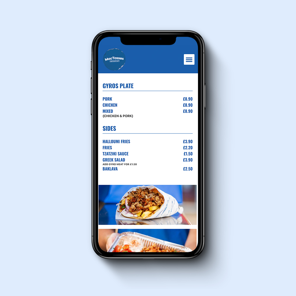 Mactassos Original Greek Gyros - dmu design